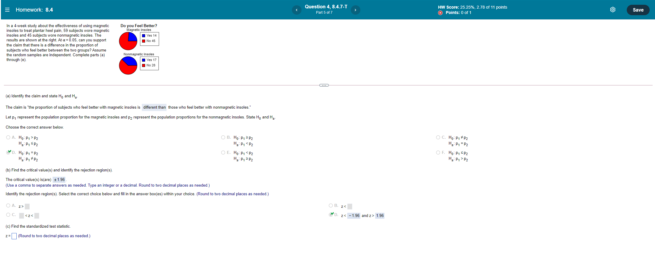 Solved = Homework: 8.4 Question 4, 8.4.7-T Part 5 of 7 HW | Chegg.com