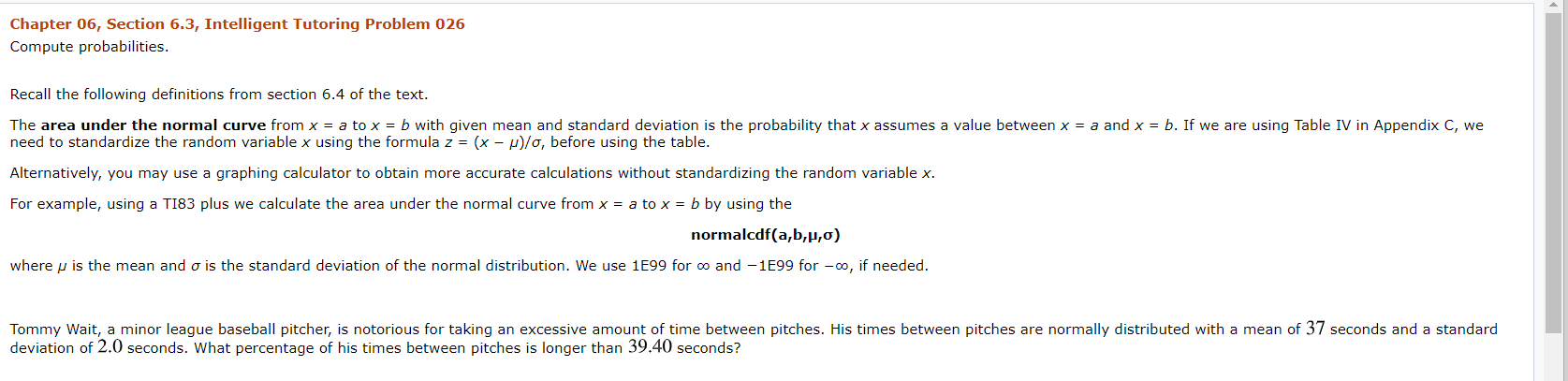 Solved Chapter 06, Section 6.3, Intelligent Tutoring Problem | Chegg.com