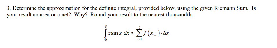 Solved Determine the approximation for the definite | Chegg.com