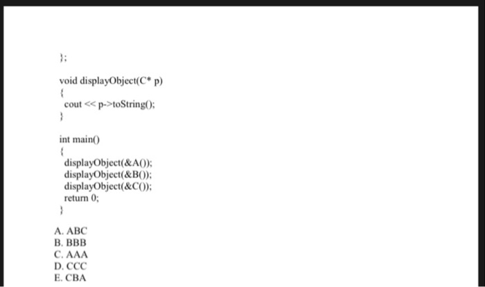 Solved void displayGeometricObject(GeometricObject shape) | Chegg.com