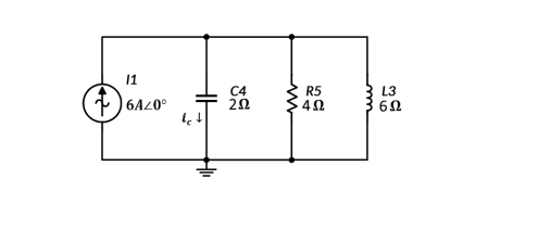 Solved For the following circuit determine what the current | Chegg.com