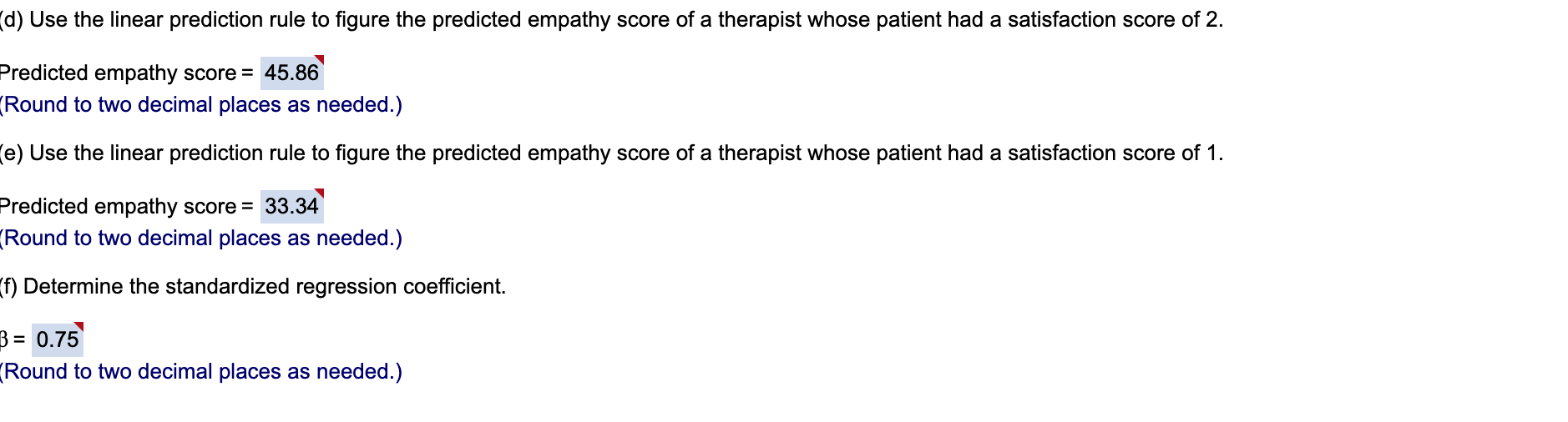 Solved (a) Determine the linear prediction rule for | Chegg.com