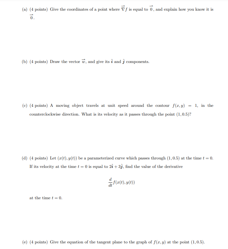 2. Let f(x,y) be the function whose contour plot is | Chegg.com