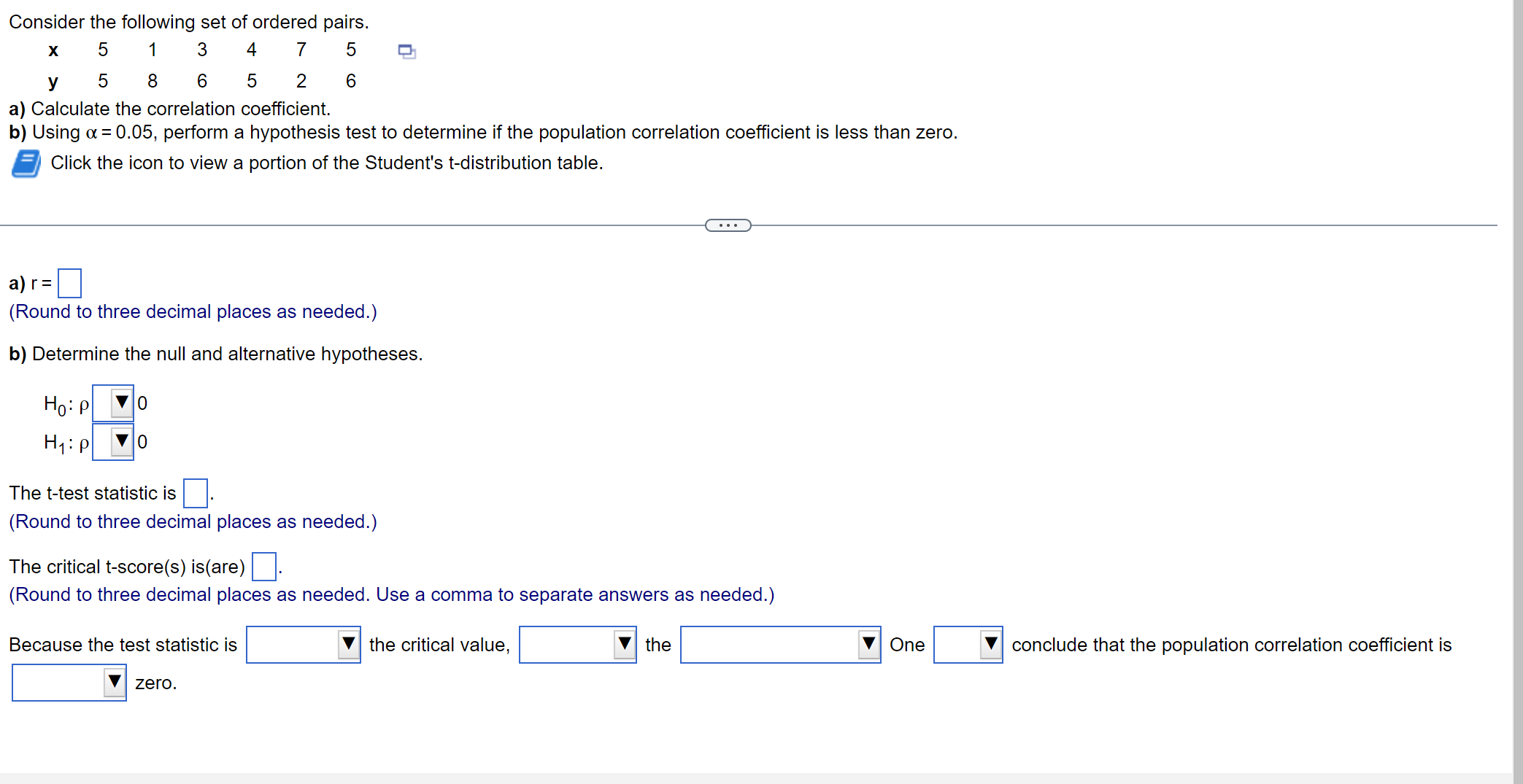 Solved Consider the following set of ordered pairs. a) | Chegg.com