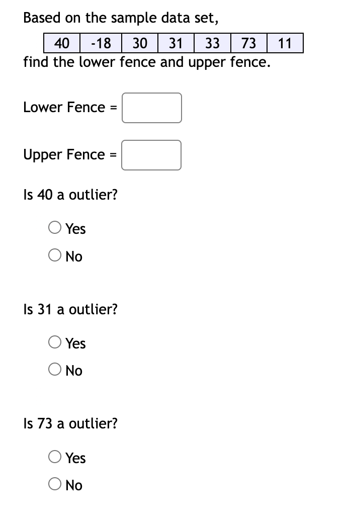 Solved Here is a sample data set, a. Find the smallest | Chegg.com