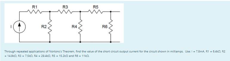 Solved R1 R3 R5 W R2 R4 R6 Through repeated applications of | Chegg.com