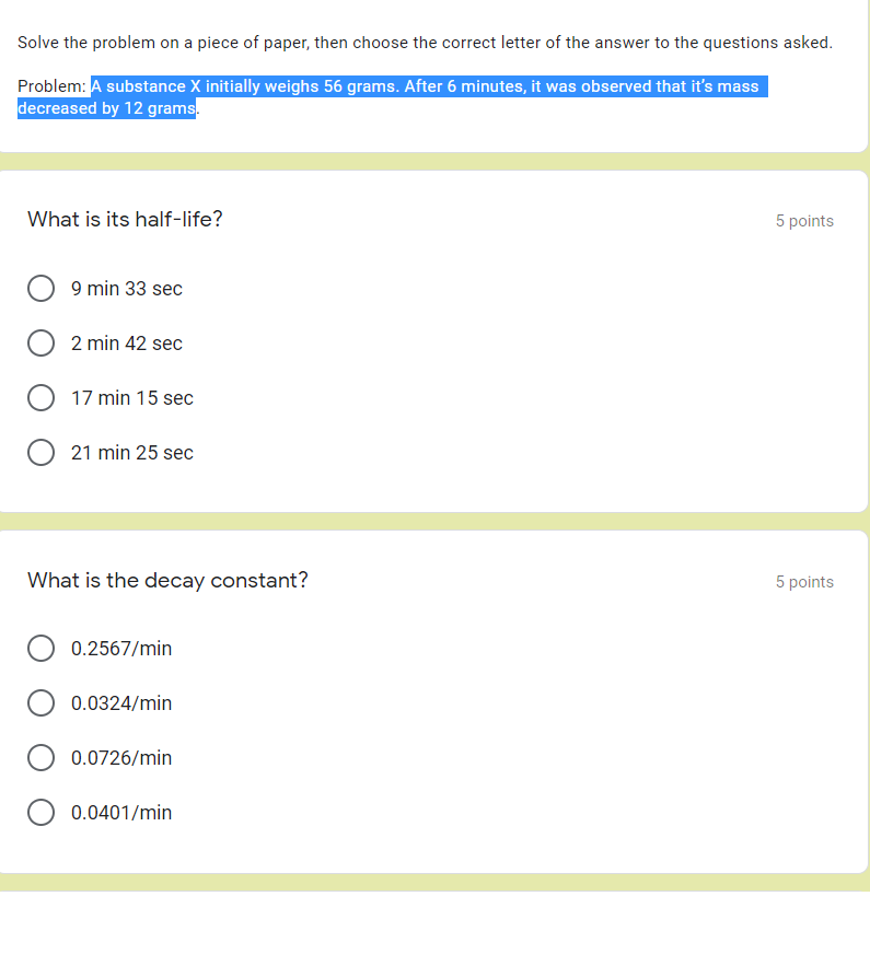 Solved Solve the problem on a piece of paper, then choose | Chegg.com