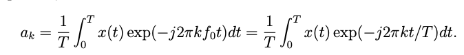 1. Using the Fourier series analysis Equation 3 for | Chegg.com
