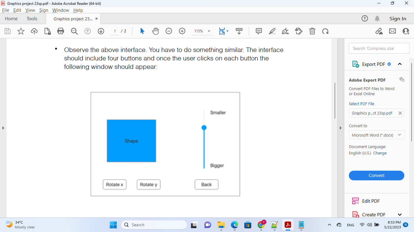 Solved In This Project You Have To Write A Program Using