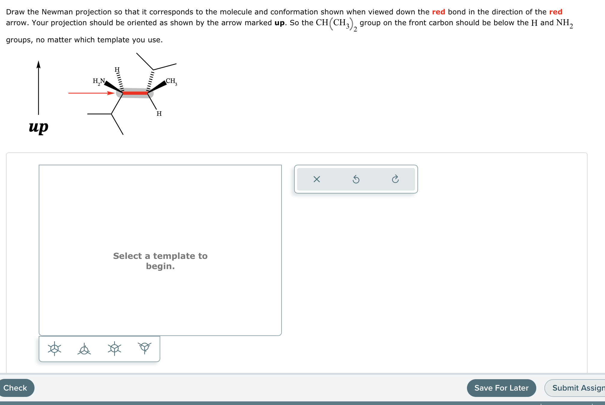 Solved Draw The Newman Projection So That It Corresponds To