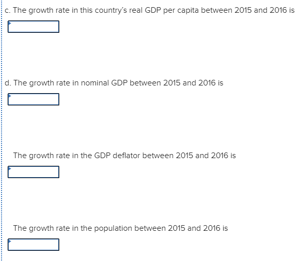 Solved Reference equation: Real GDP per capita growth rate | Chegg.com