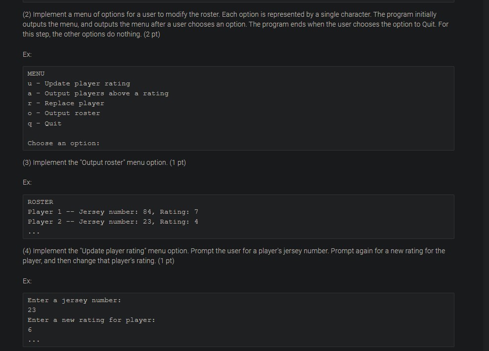Solved I am struggling with a lab on zybooks (in java). I | Chegg.com
