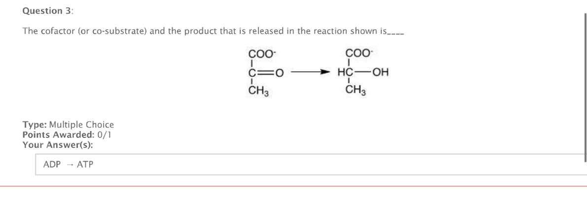 Solved 3) The cofactor (or co-substrate) and the product | Chegg.com