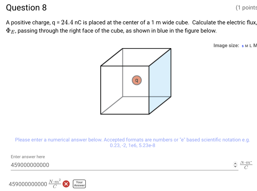 Solved A positive charge, q = 24.4nC is placed at the center | Chegg.com