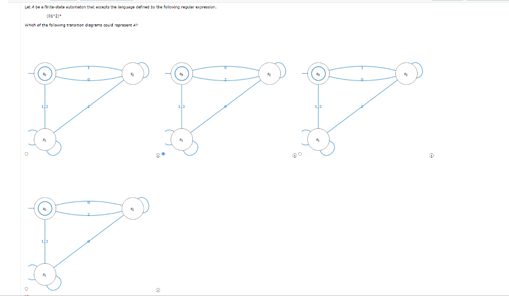 Solved Let A Be The Finite State Automaton Given By The 