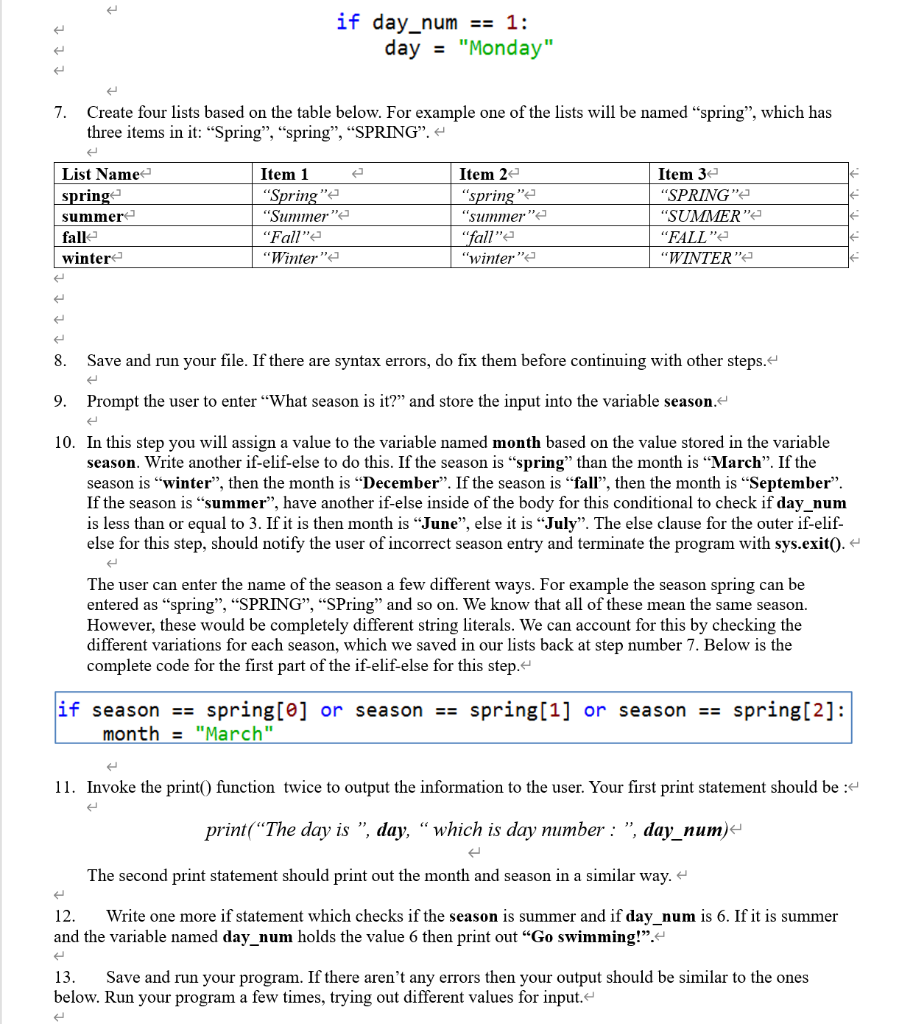 Solved I. Getting familiar with if, if-else and if-else-if | Chegg.com