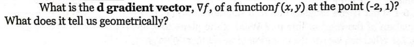 Solved What is the d gradient vector, Vf, of a | Chegg.com