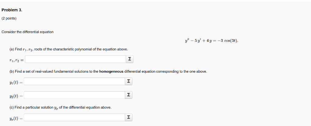 Solved Problem 3 2 Points Consider The Differential