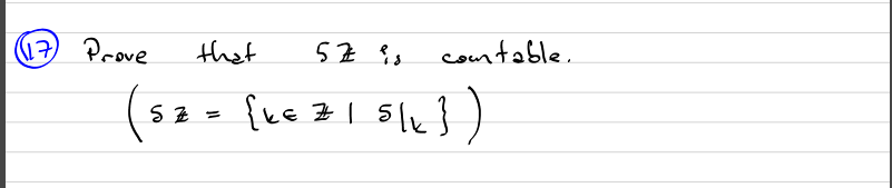 Solved This is the question in my abstract math class, | Chegg.com