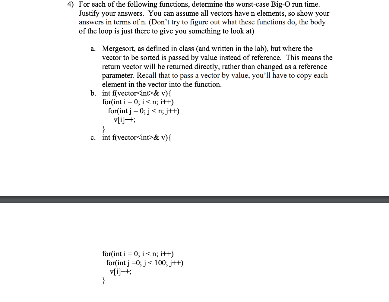 Solved You can work on this in groups of two if you want. | Chegg.com
