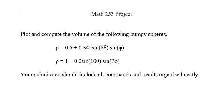 Solved The Mathematica project is attached. You are asked to | Chegg.com