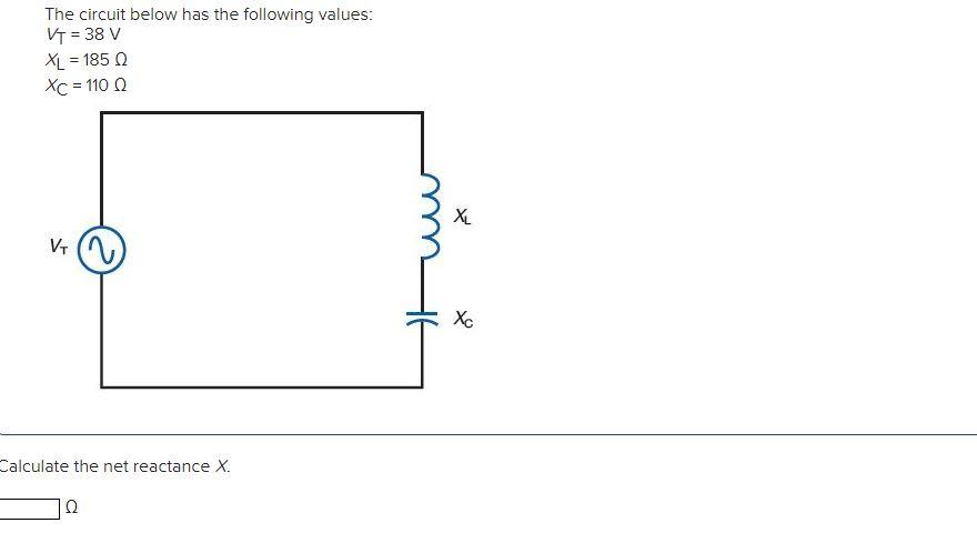 Solved The circuit below has the following values: VT = 38 V | Chegg.com