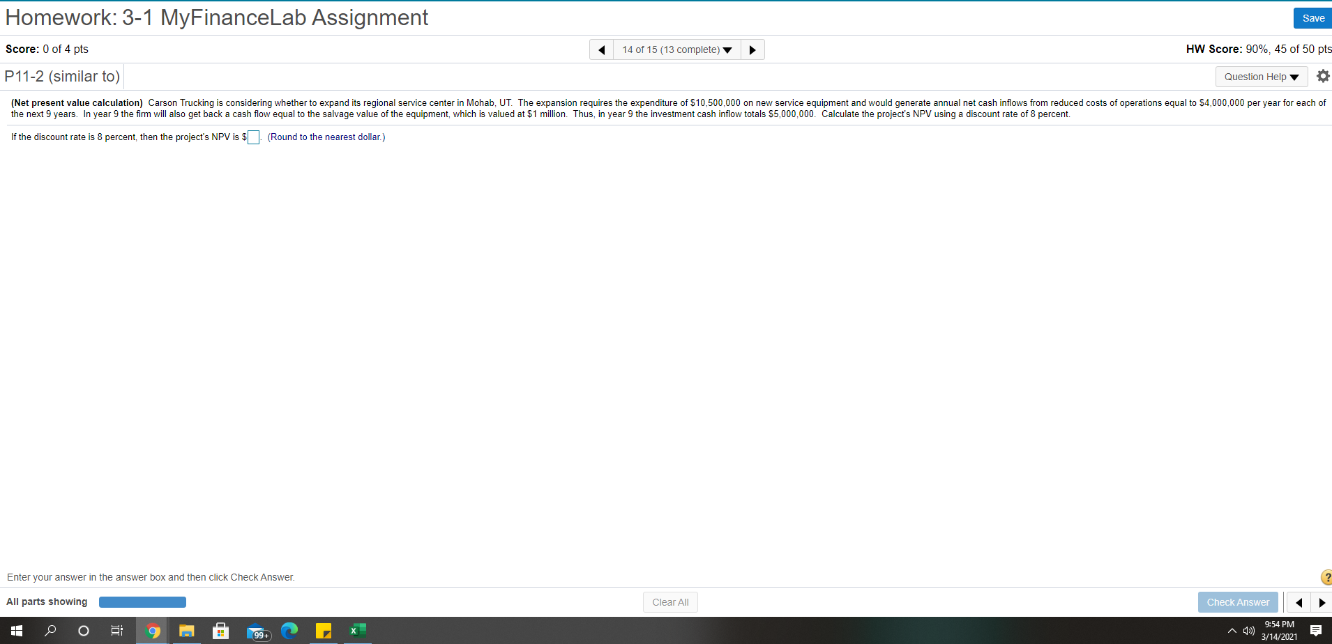 Solved Homework 3 1 Myfinancelab Assignment Save Score 0