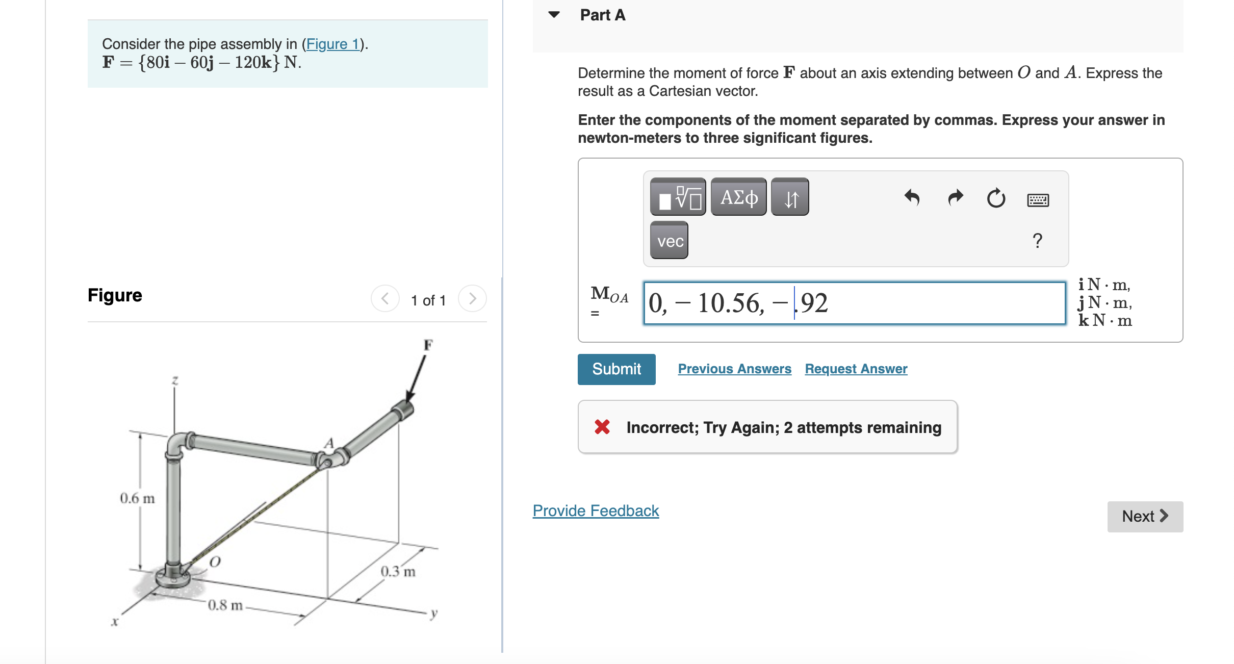Solved Consider the pipe assembly in (Figure 1). | Chegg.com