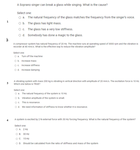 Solved A Soprano singer can break a glass while singing. | Chegg.com