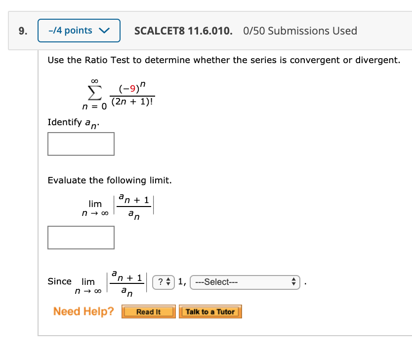 Solved | -/4 points v SCALCET8 11.6.010.0/50 Submissions | Chegg.com