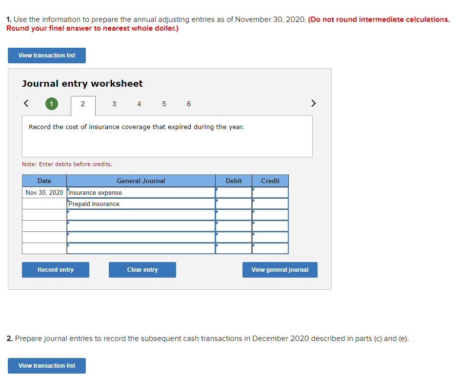 Solved The following information concerns the adjusting | Chegg.com
