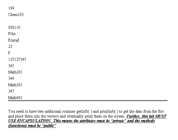 Solved Write a main program that creates a collection of | Chegg.com