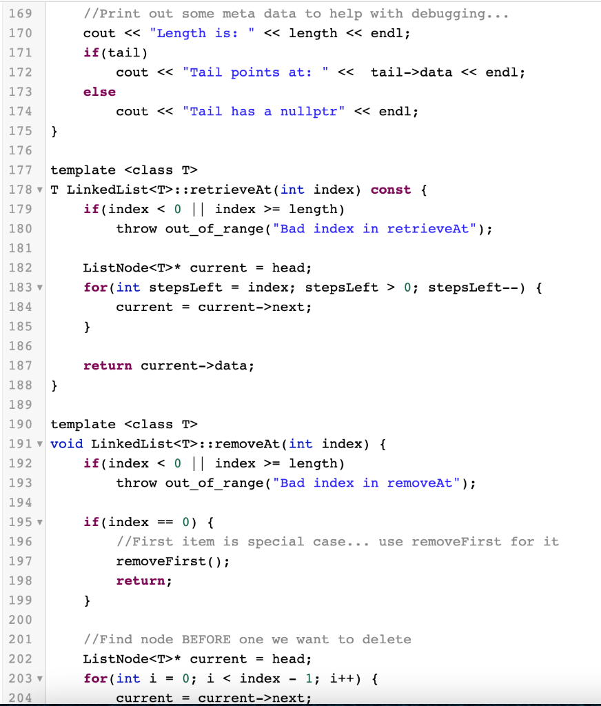 C Linkedlistclass Insert End Write The Code For