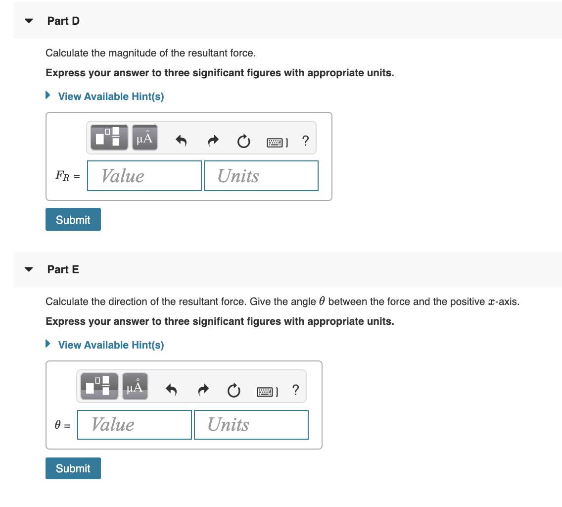 Solved A Review Calculate the horizontal component of the | Chegg.com