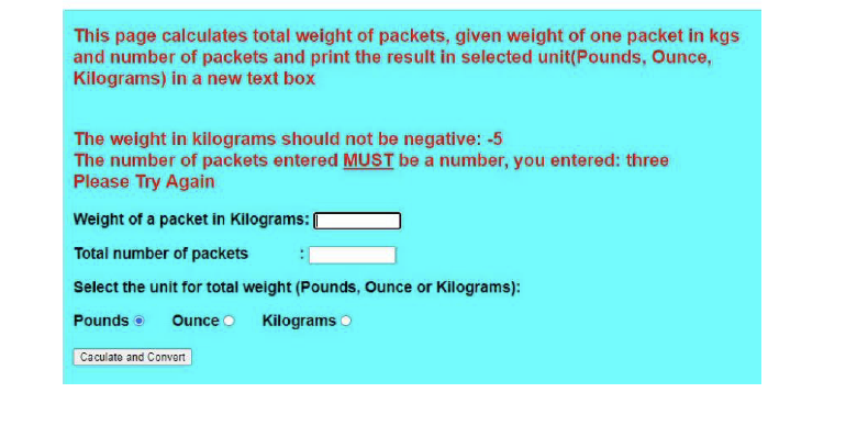 4. Data Validation, Calculation and Units Conversion | Chegg.com