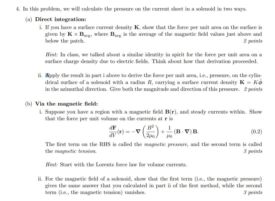 Solved In this problem, we will calculate the pressure on | Chegg.com