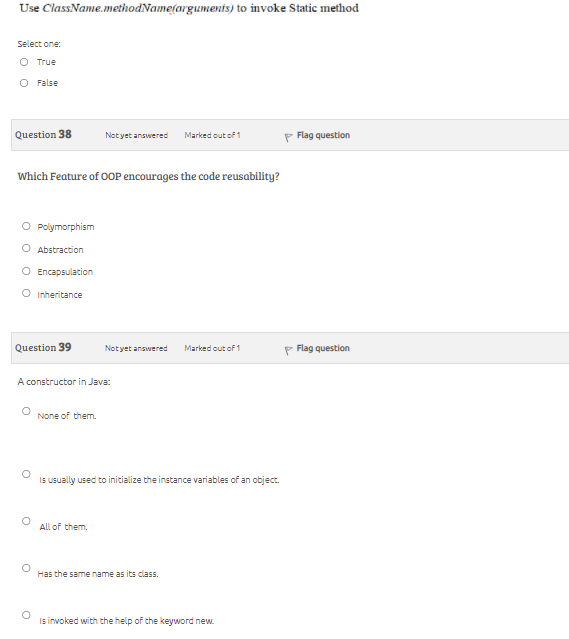 Solved Use ClassName.methodName(arguments) to invoke Static | Chegg.com