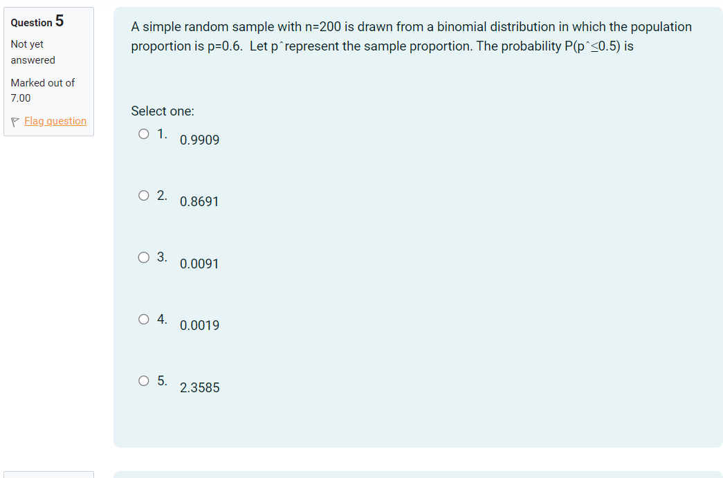 Solved A simple random sample with n=200 is drawn from a | Chegg.com
