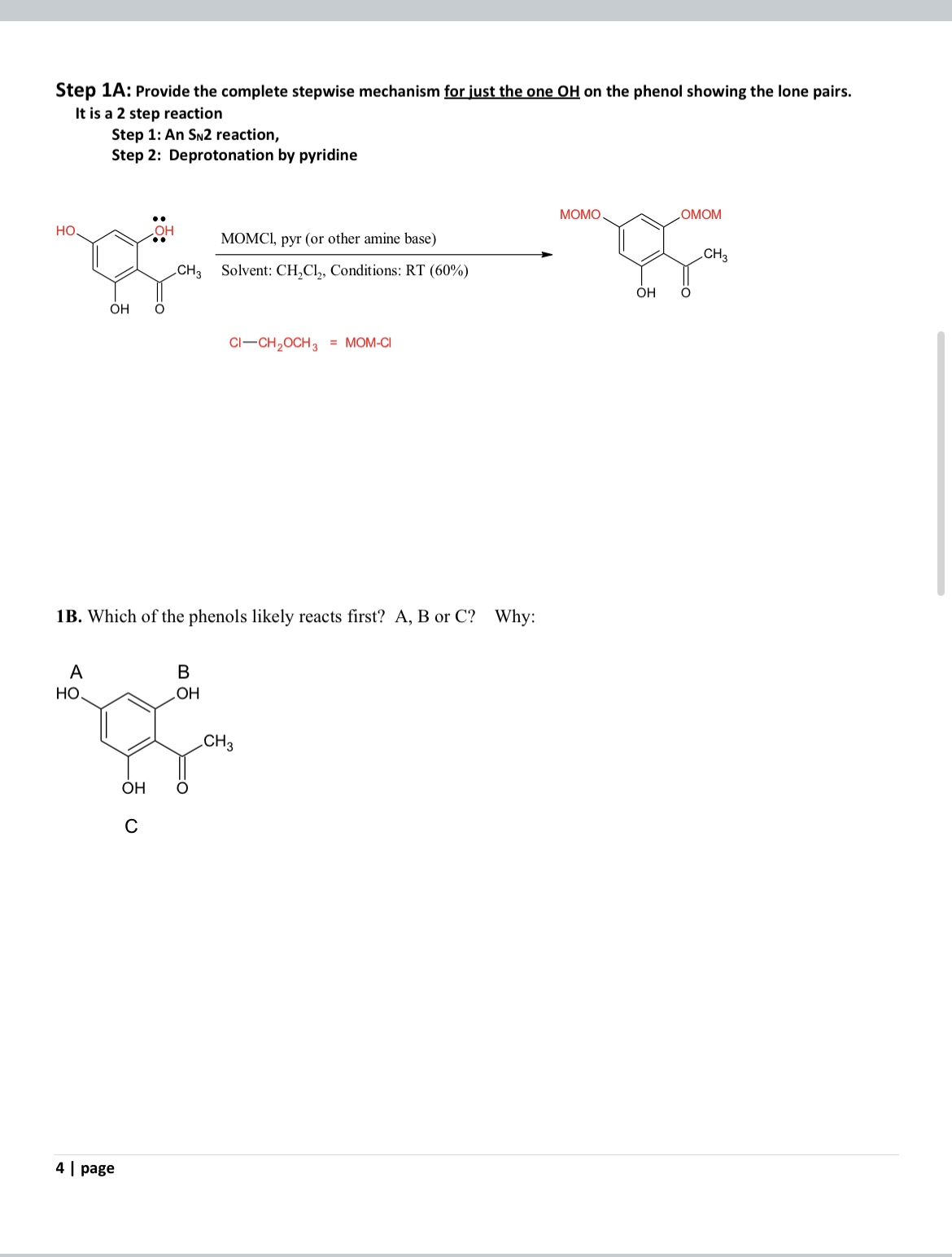 Solved Step 1A: Provide the complete stepwise mechanism for | Chegg.com