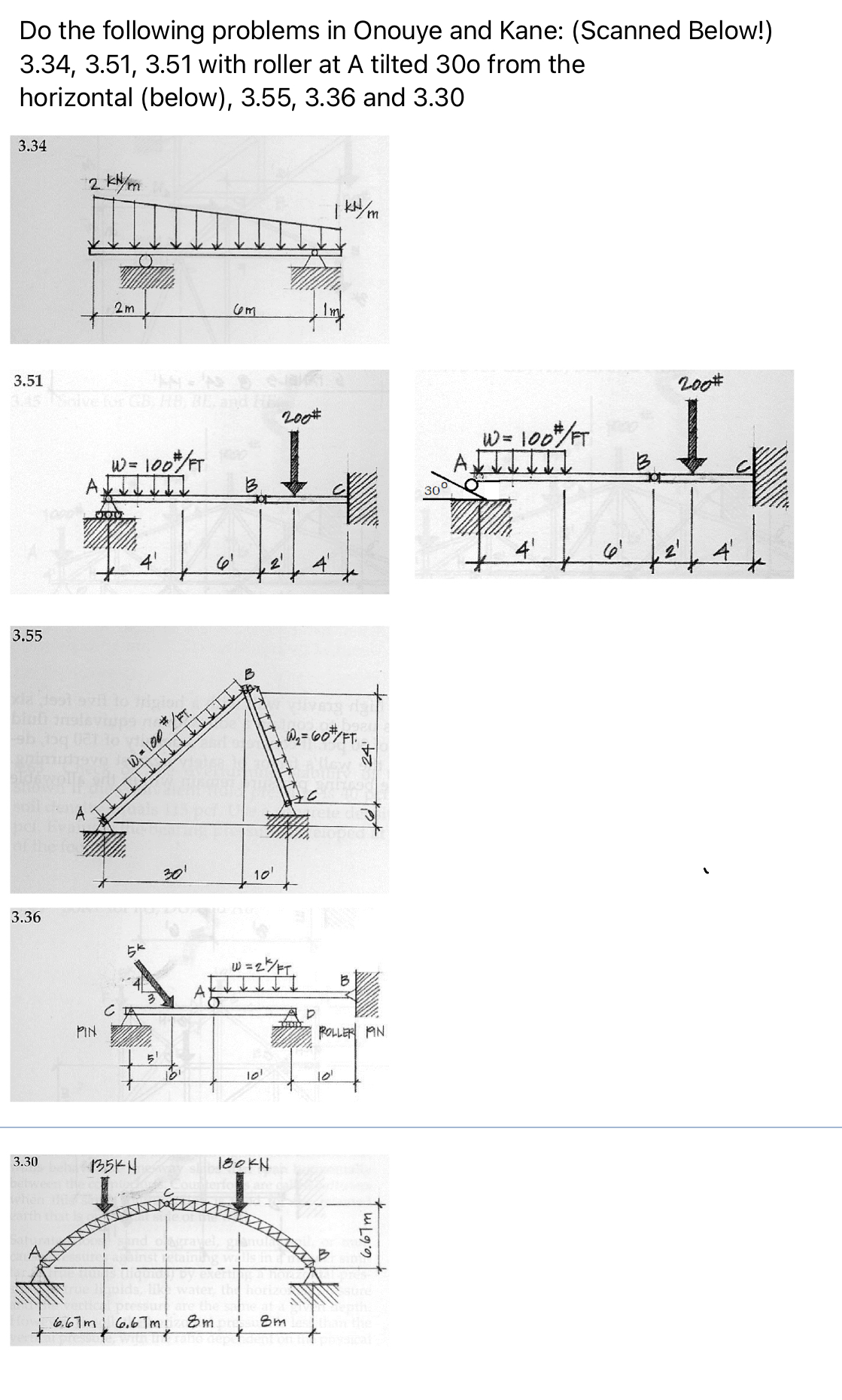 Solved by an EXPERT Do ﻿the following problems in ﻿Onouye and Kane: | Chegg.com