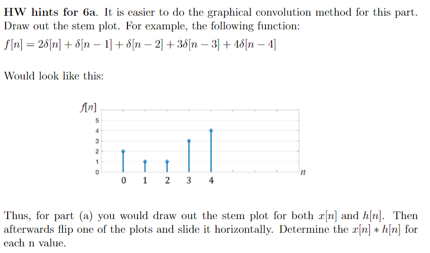 Solved The following questions involve discrete convolution. | Chegg.com