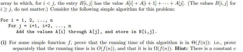 You are given an array A of n values, | Chegg.com