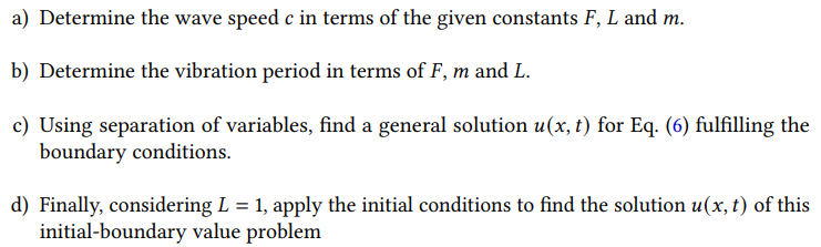 Use separation of variables to solve the following | Chegg.com
