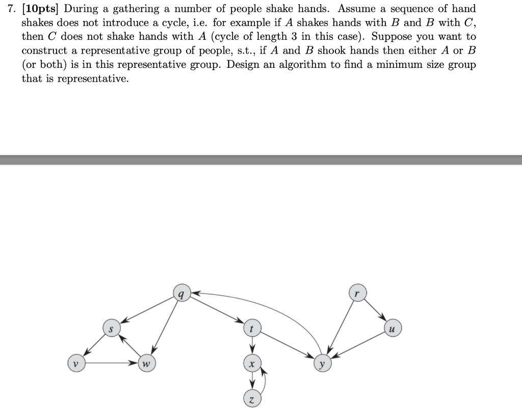 Solved 7. [10pts] During a gathering a number of people | Chegg.com