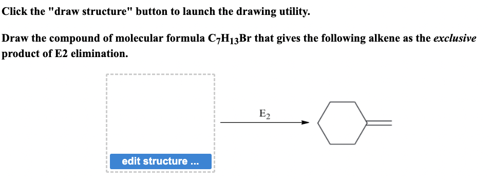 Solved Click the "draw structure" button to launch the | Chegg.com