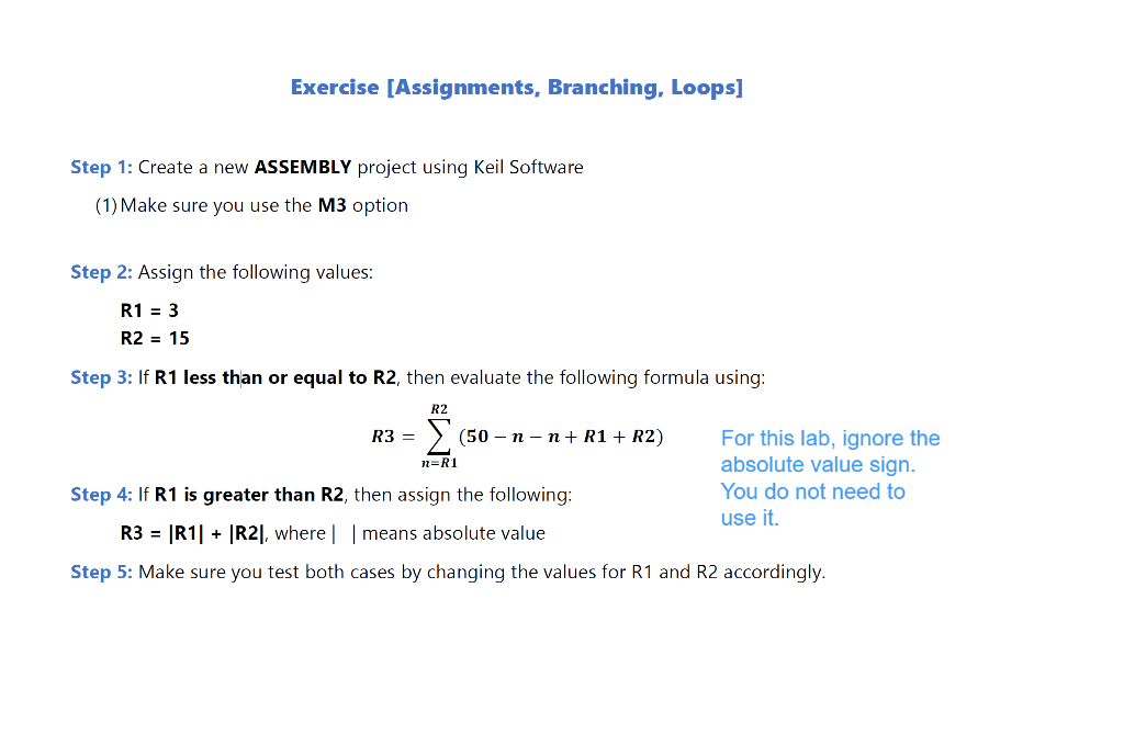 Solved Create using keil uvision in Assembly.s(ARM | Chegg.com