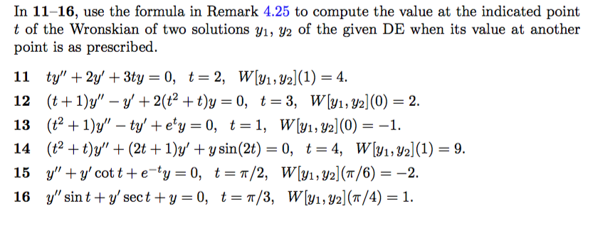 Solved In 11-16, use the formula in Remark 4.25 to compute | Chegg.com