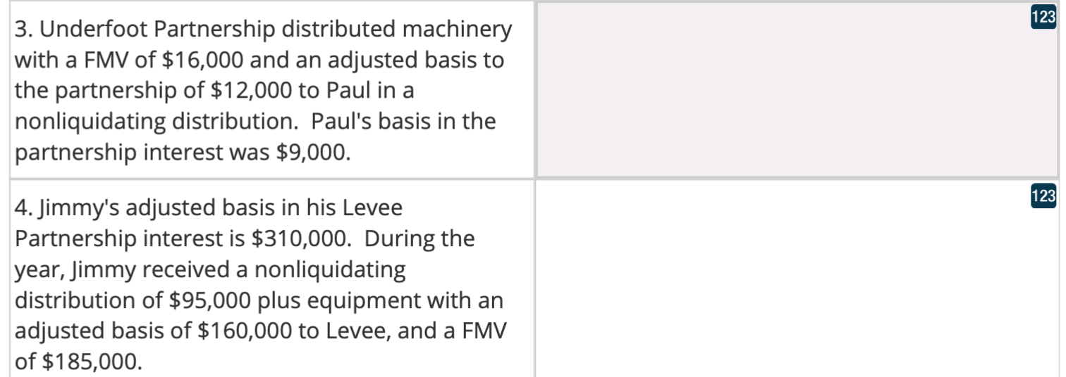 123 3. Underfoot Partnership distributed machinery | Chegg.com