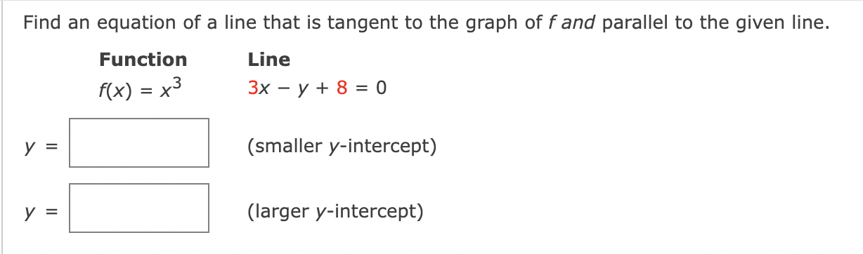 Solved Find an equation of a line that is tangent to the | Chegg.com