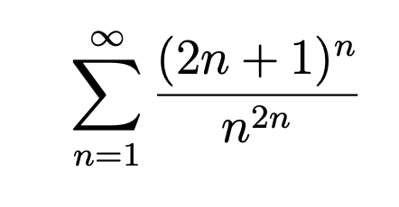 Solved n (2n +1) ) n2n m=1 | Chegg.com
